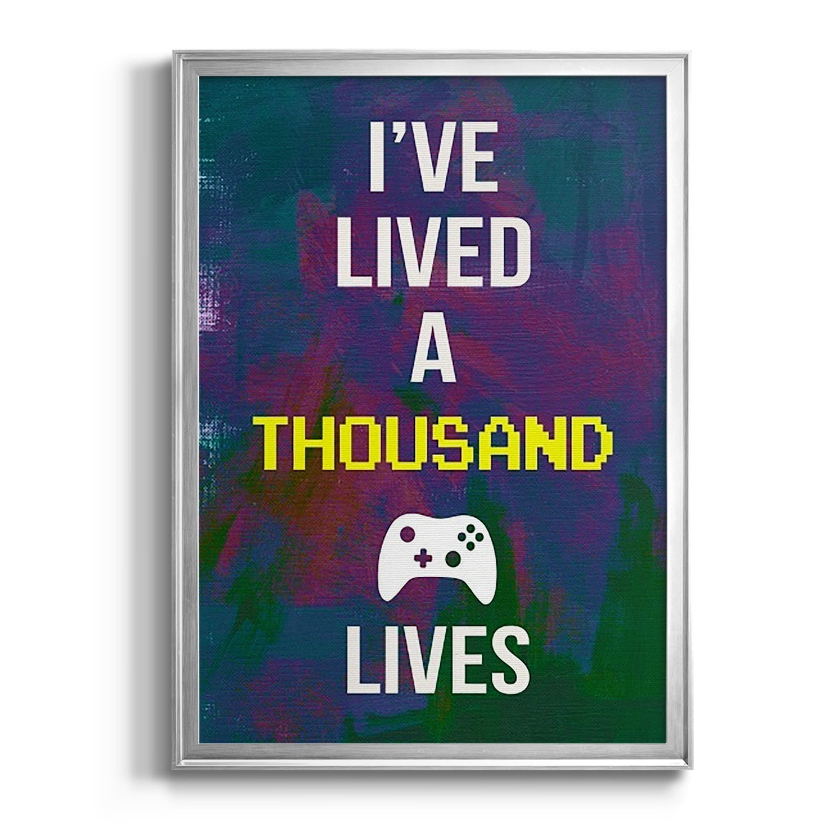 Gamer at Play I Premium Framed Print, in Gold, Black, or Silver - Ready ...