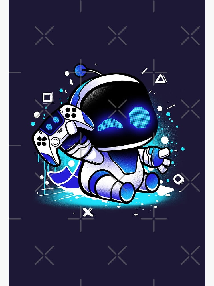 Gamer bot astronaut Canvas Poster Decor Landscape Office Room Decor ...
