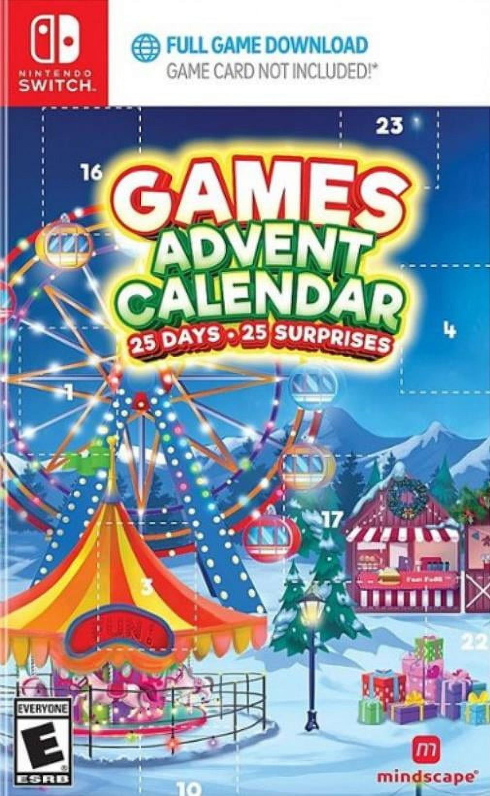 Games Advent Calendar - 25 Days - 25 Surprises, Nintendo Switch ...