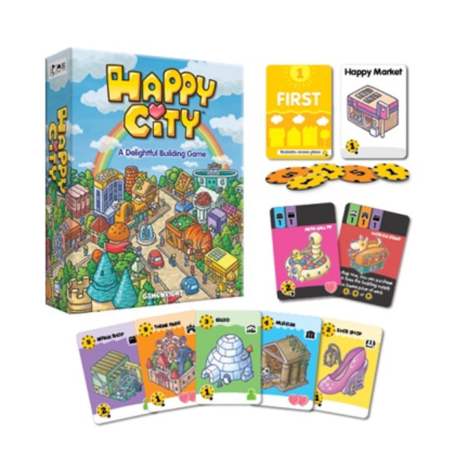 Games - Ceaco Gamewright - Happy City - Walmart.com