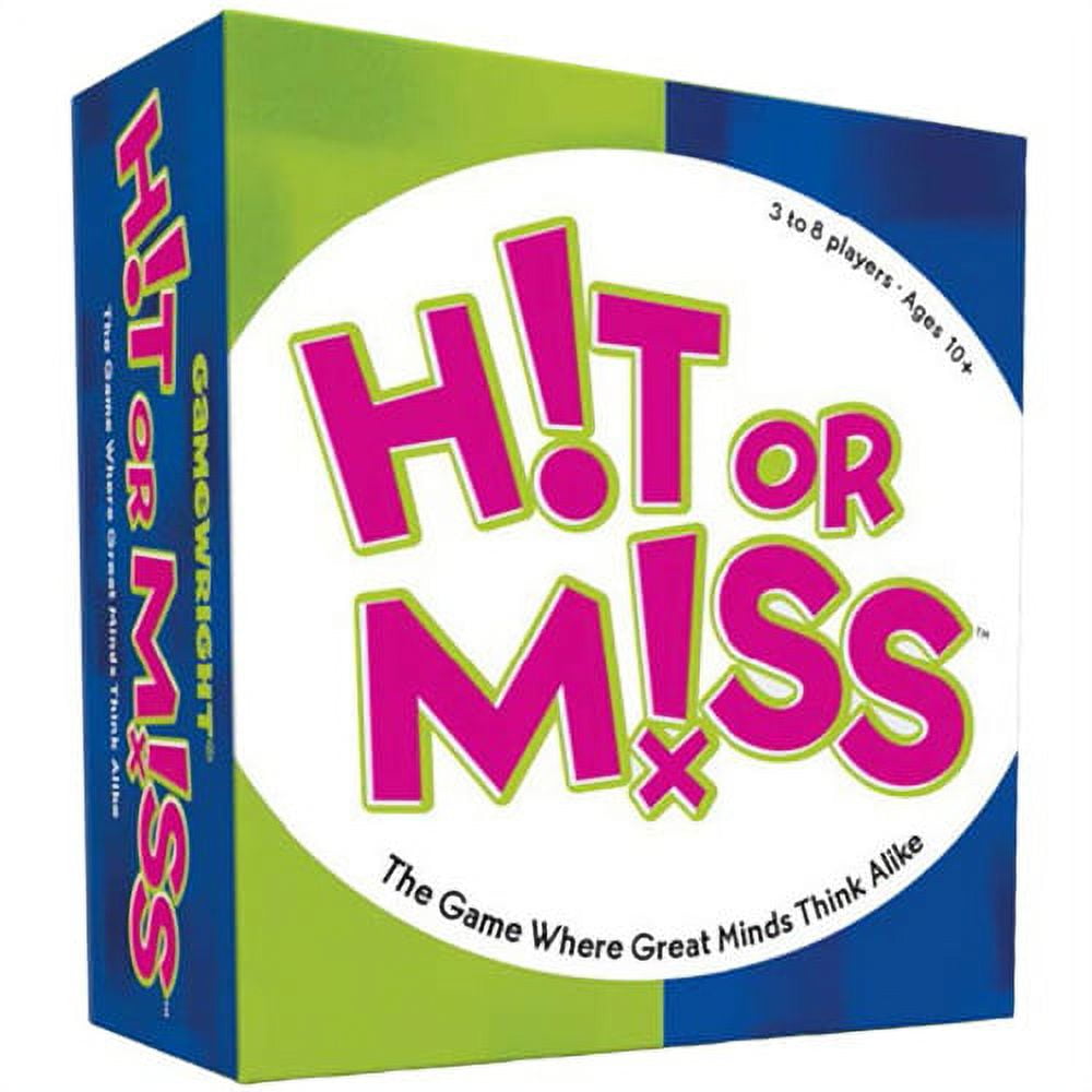 Ceaco Gamewright - Hit or Miss Board Game - Quick Draw Category Card ...