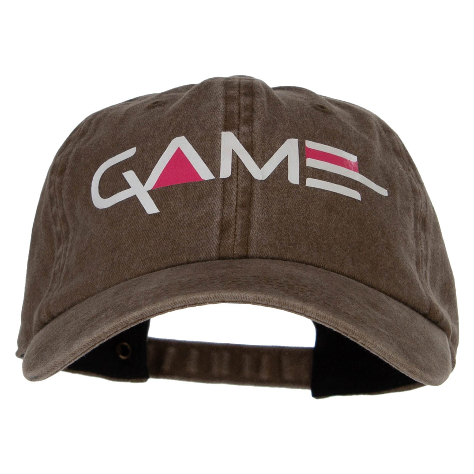 Games Heat Transfer Unstructured Cotton Cap - Khaki OSFM - Walmart.com