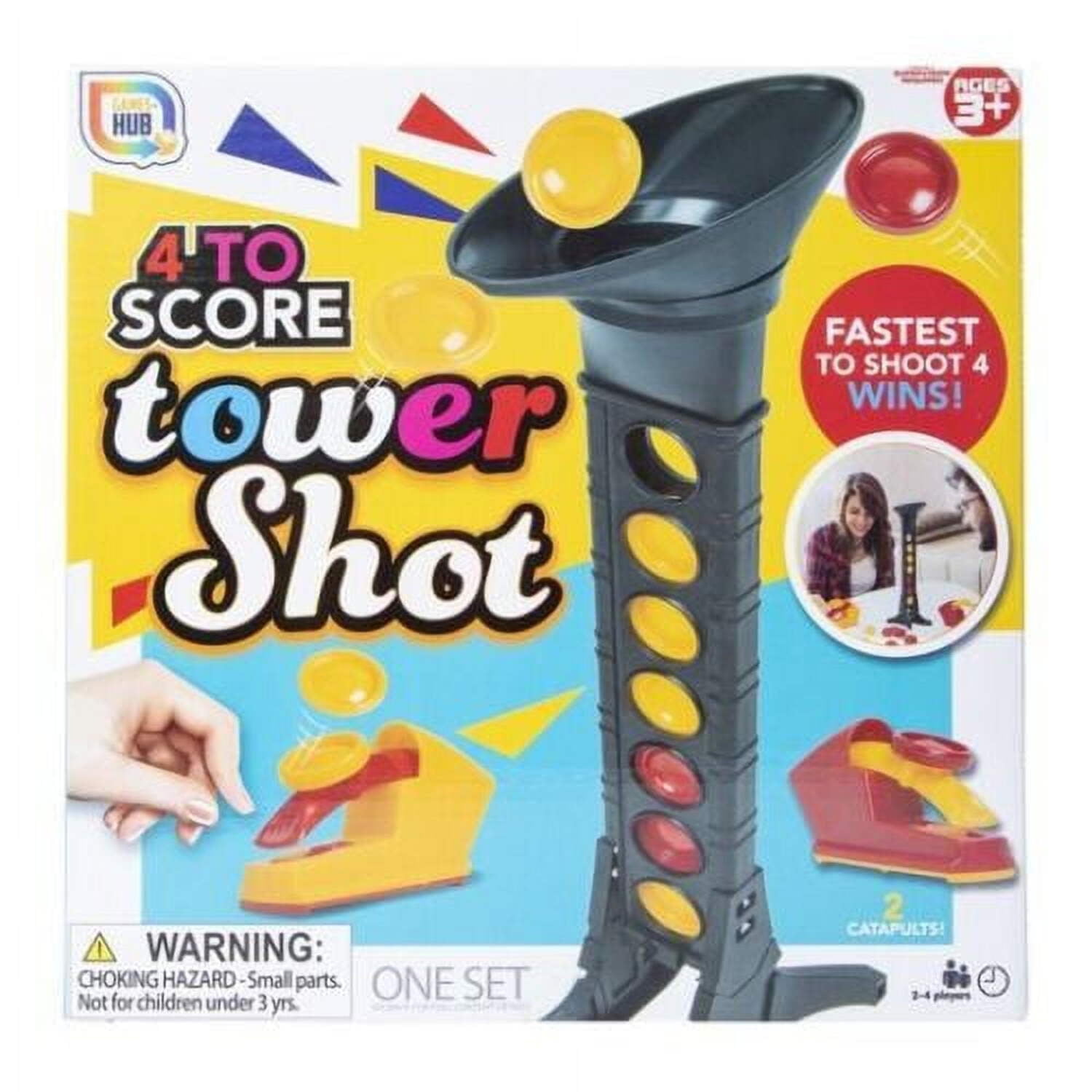 Games Hub 4 To Score Tower Shot Game - Walmart.com