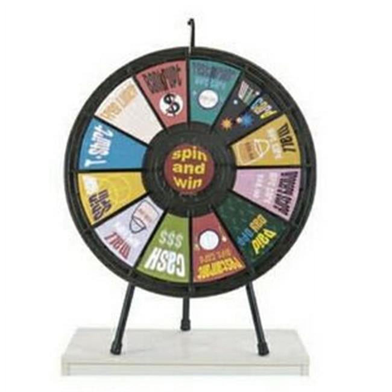 Games People Play 63000 12 Slot Tabletop Prize Wheel Game 31 in ...