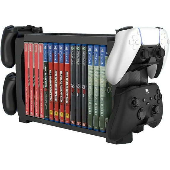 Games Storage Tower (Up to 15 CD Disc) For PS5 Game DiskRack and ...