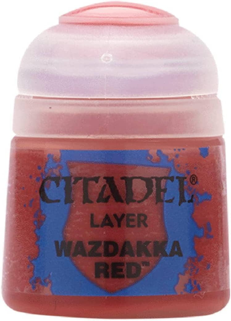 Games Workshop Citadel Layer Paint: Wazdakka Red (12ml) - Walmart.com
