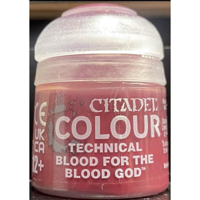Games Workshop Citadel Technical Paint: Blood for the Blood God (12ml ...