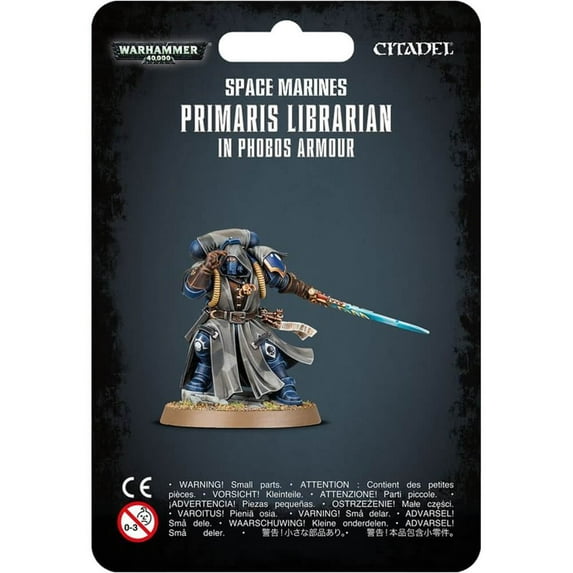 Games Workshop Warhammer 40K Space Marine Librarian in Phobos Armor 48 ...
