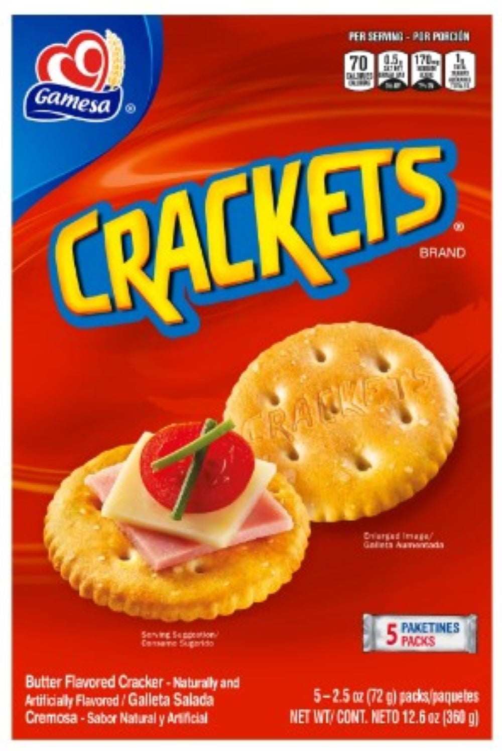 Gamesa Crackets Buttery Crackers 12.6 oz (Pack of 5) - Walmart.com