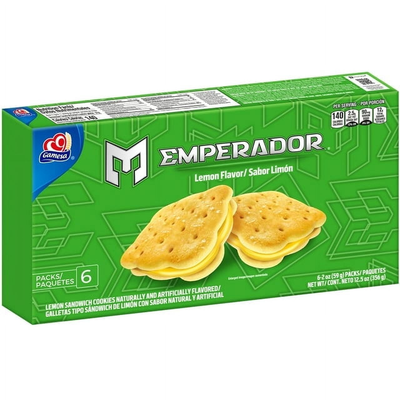 Gamesa Emperador Lime Flavored Sandwich Cookies, 12.5 oz - Walmart.com