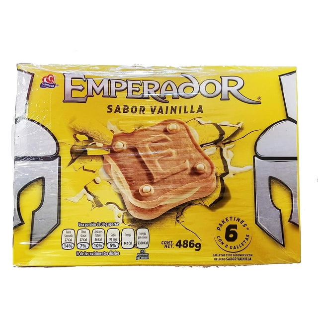 Gamesa Emperador Vanilla Sandwich Cookies - Walmart.com