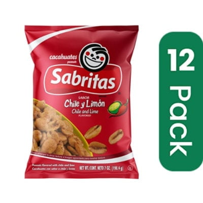 Gamesa Sabritas Peanut Chile Limon 7 oz (Pack Of 12) - Walmart.com