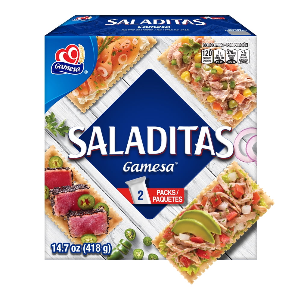 Gamesa Saladitas Saltine Crackers, 14.7 oz - Ideal for Soups, Salads ...