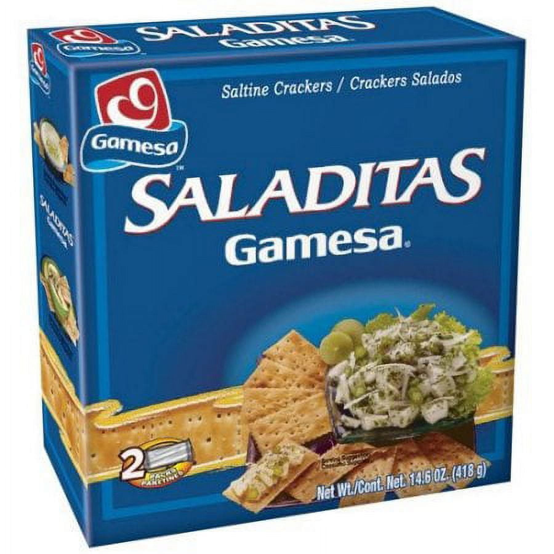 Gamesa Saladitas Saltine Crackers (Pack of 6) - Walmart.com