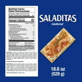 Gamesa Saladitas Enriched Flour Saltine Crackers, 18.6 oz, 48-Count ...