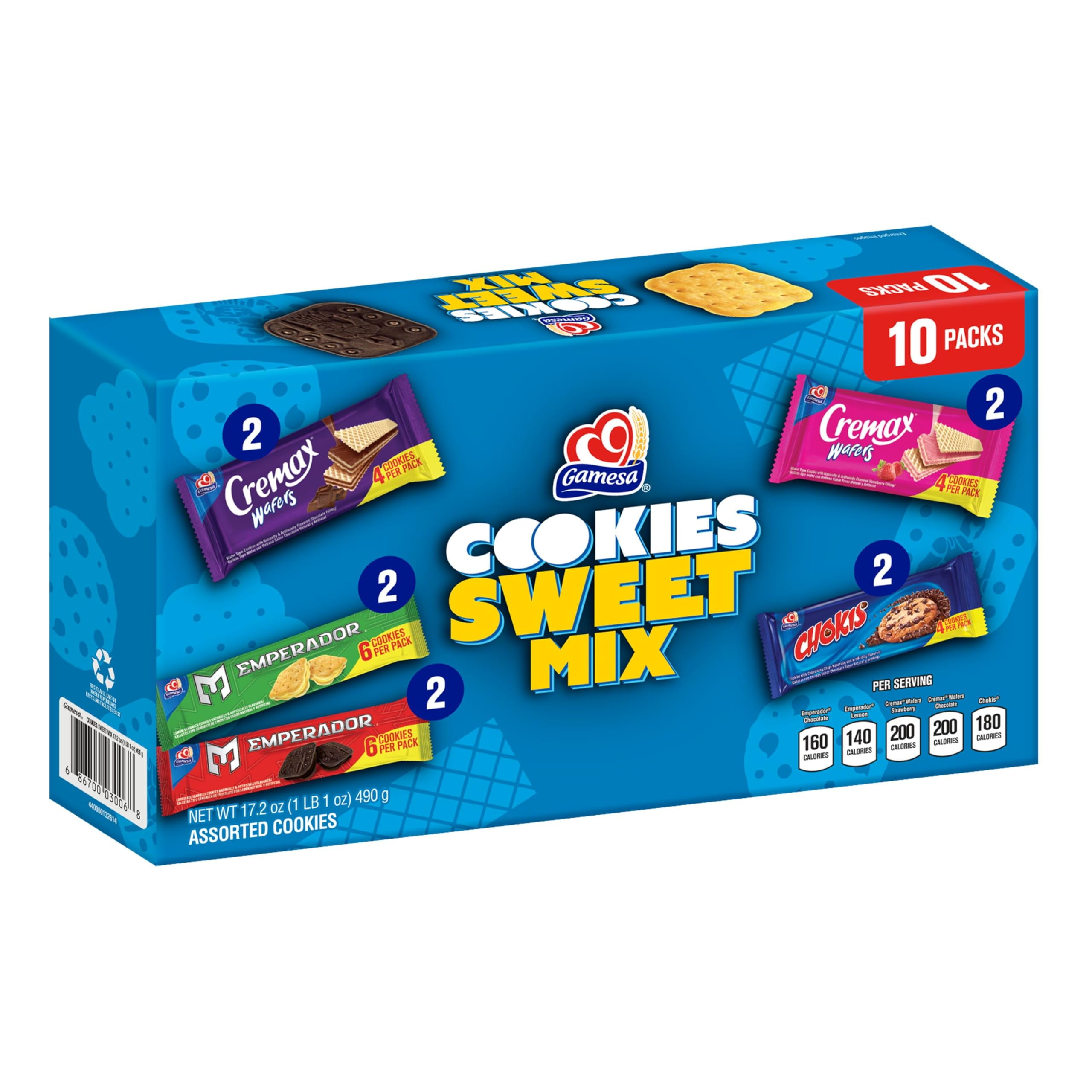 Gamesa Sweet Mix Cookies Variety Pack, NSD3 17.2 Oz - Walmart.com