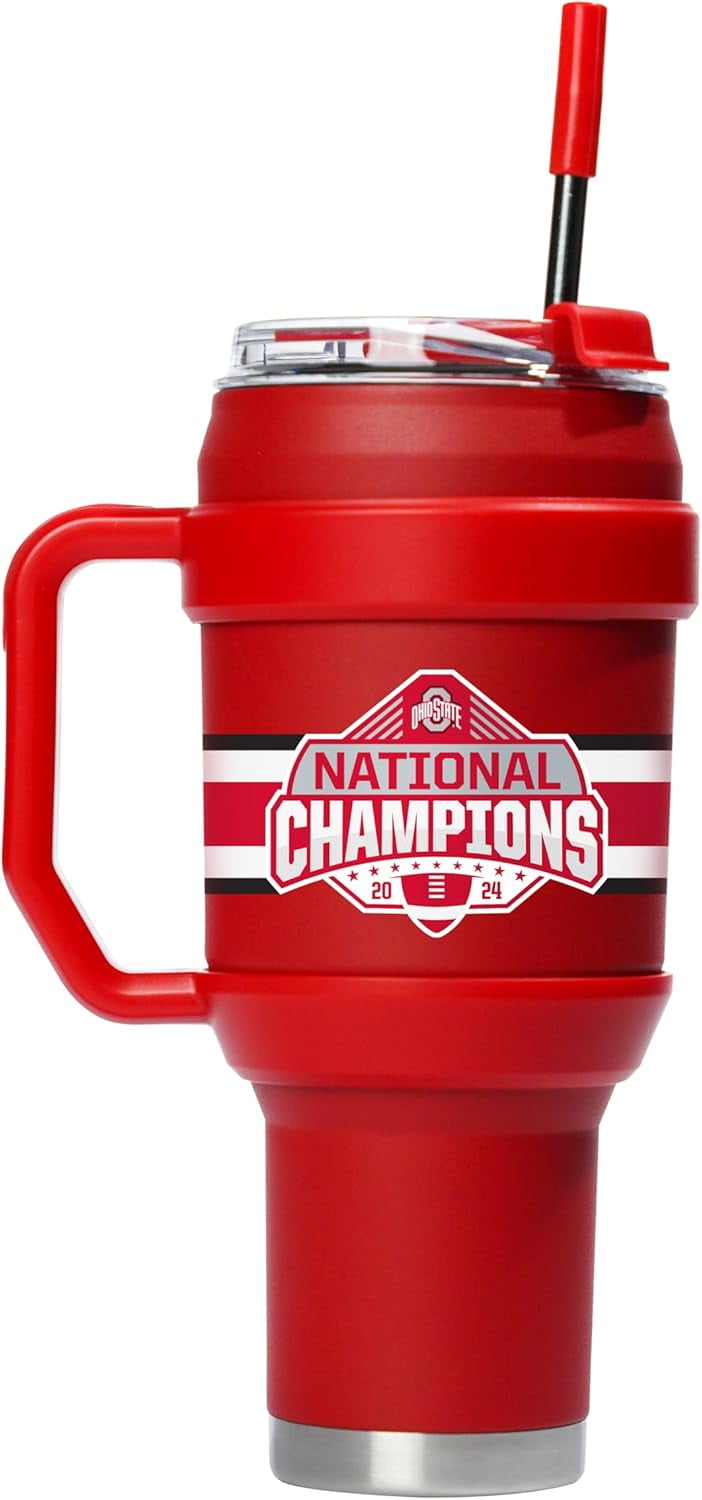 Gametime Sidekicks 40oz Red Handle Tumbler - Officially Licensed ...
