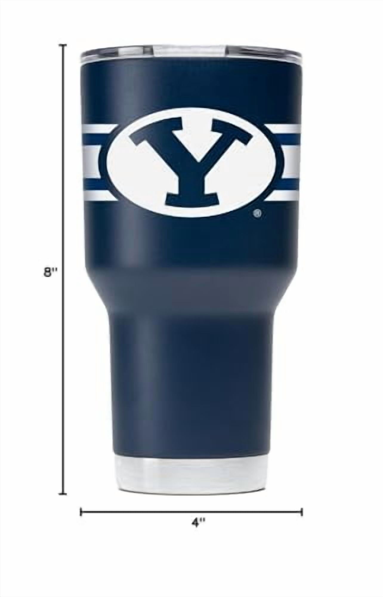 Gametime Sidekicks BYU 30oz Navy Tumbler - Officially Licensed, 18/8 ...