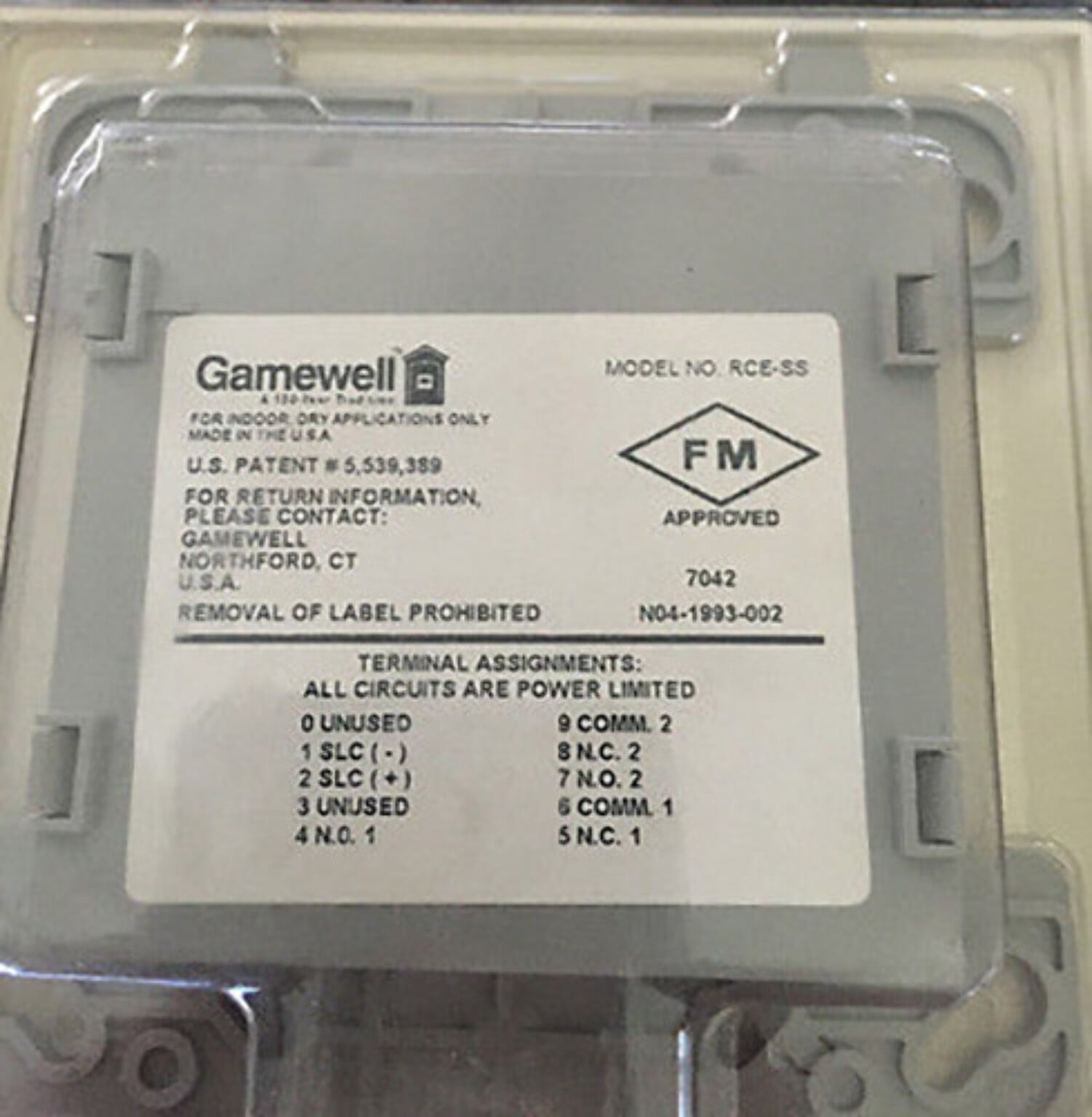 Gamewell Relay Control Module Model# RCE-SS - Walmart.com