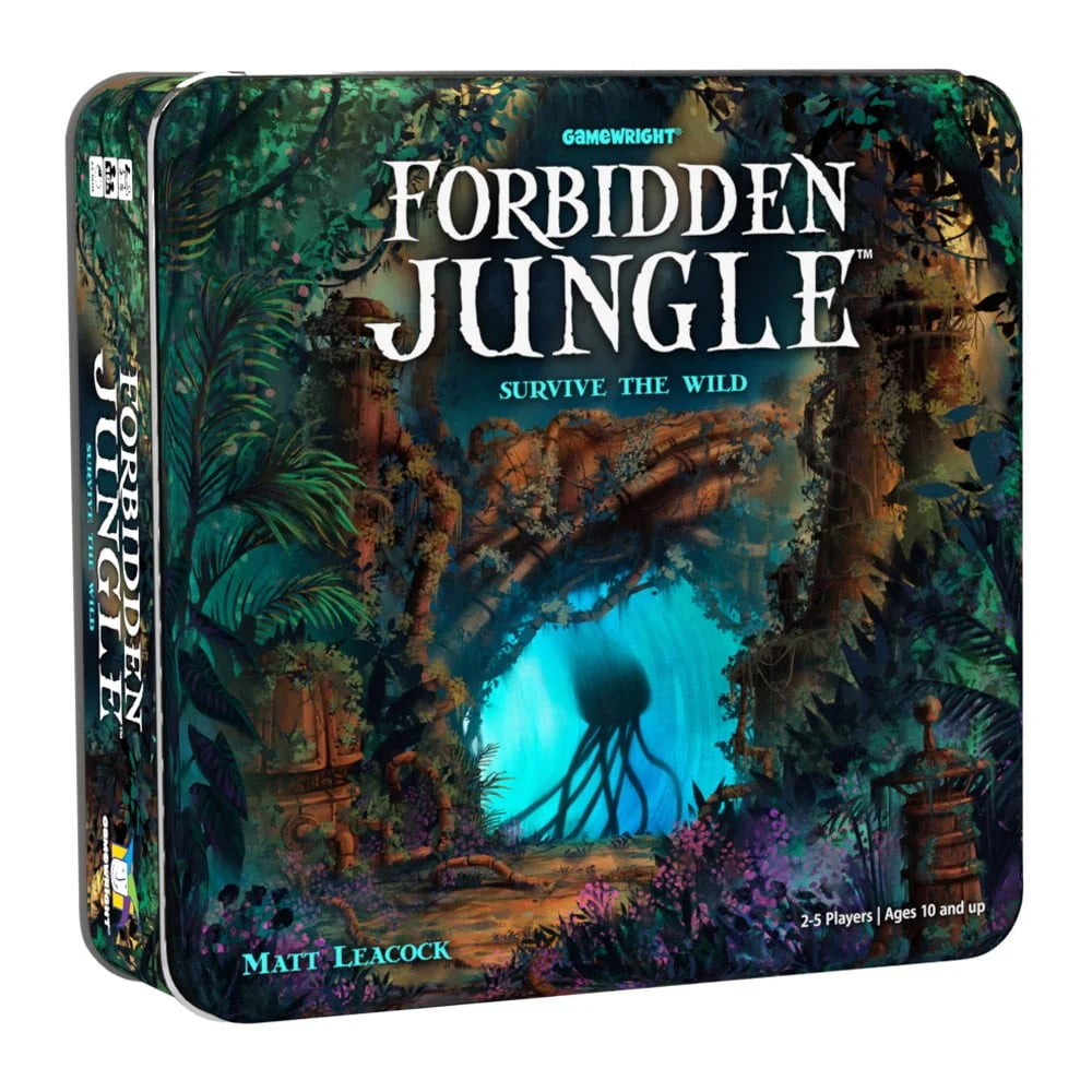 Gamewright Forbidden Jungle - Survive The Wild, Cooperative Board Game ...
