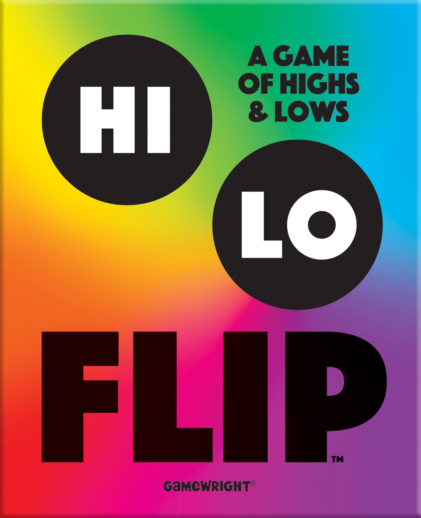 Gamewright - Hi Lo Flip - Board Game for 2 to 6 Players, Ages 8 and Up ...
