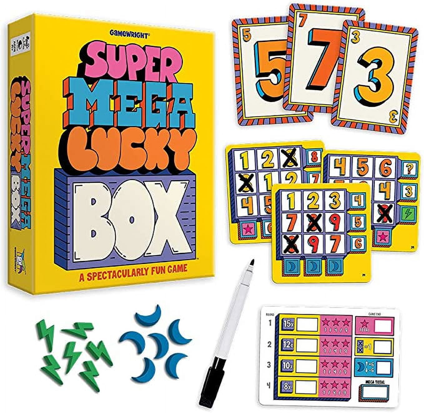 Gamewright - SUPER MEGA LUCKY BOX - The Spectacularly Strategic Game of ...