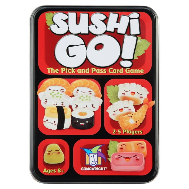 Gamewright Sushi Go! - The Pick, Pass and Roll Master Card Game for Ages 8+ - Walmart.com