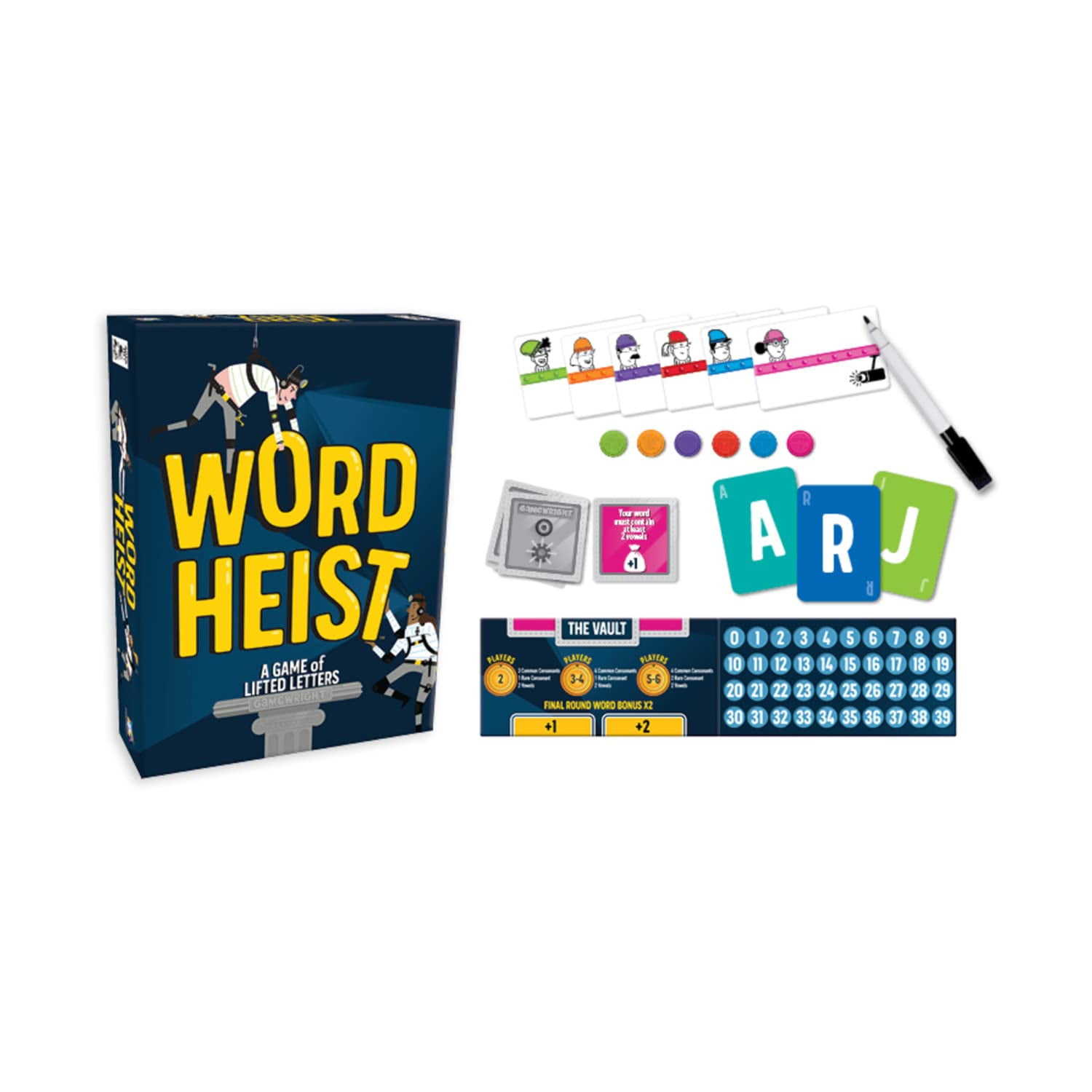 Gamewright - Word Heist RRF12 - A Game of Lifted Letters - Walmart.com