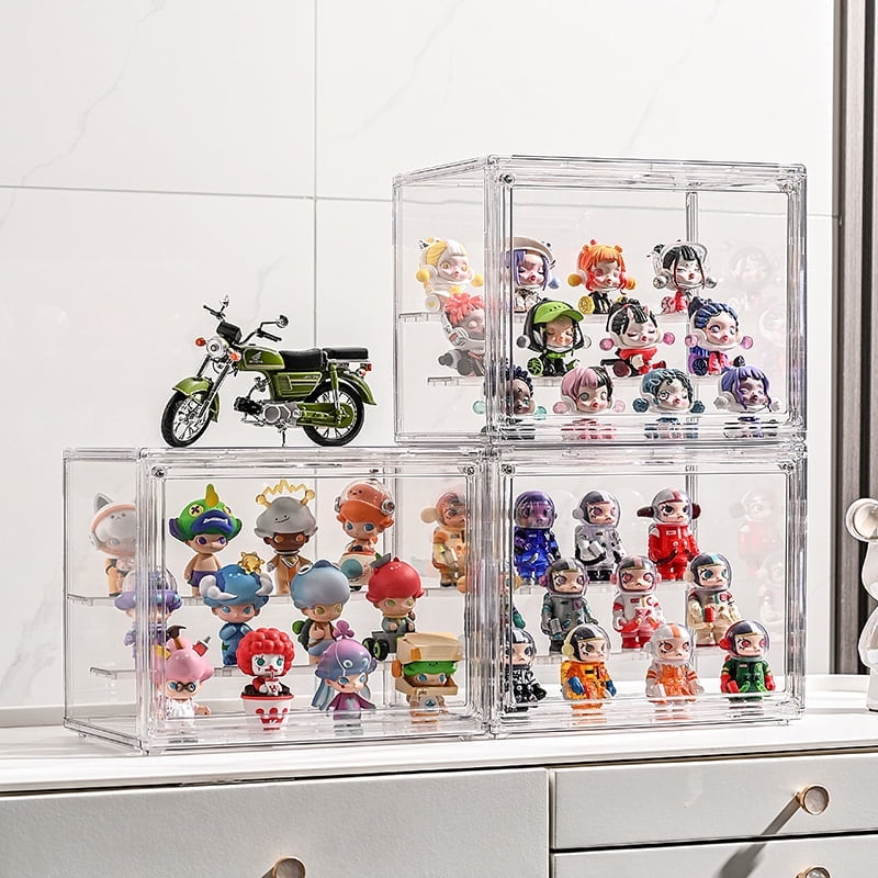 Gamic Acrylic Display Case for Collectibles 3 Layer Adjustable Figure ...