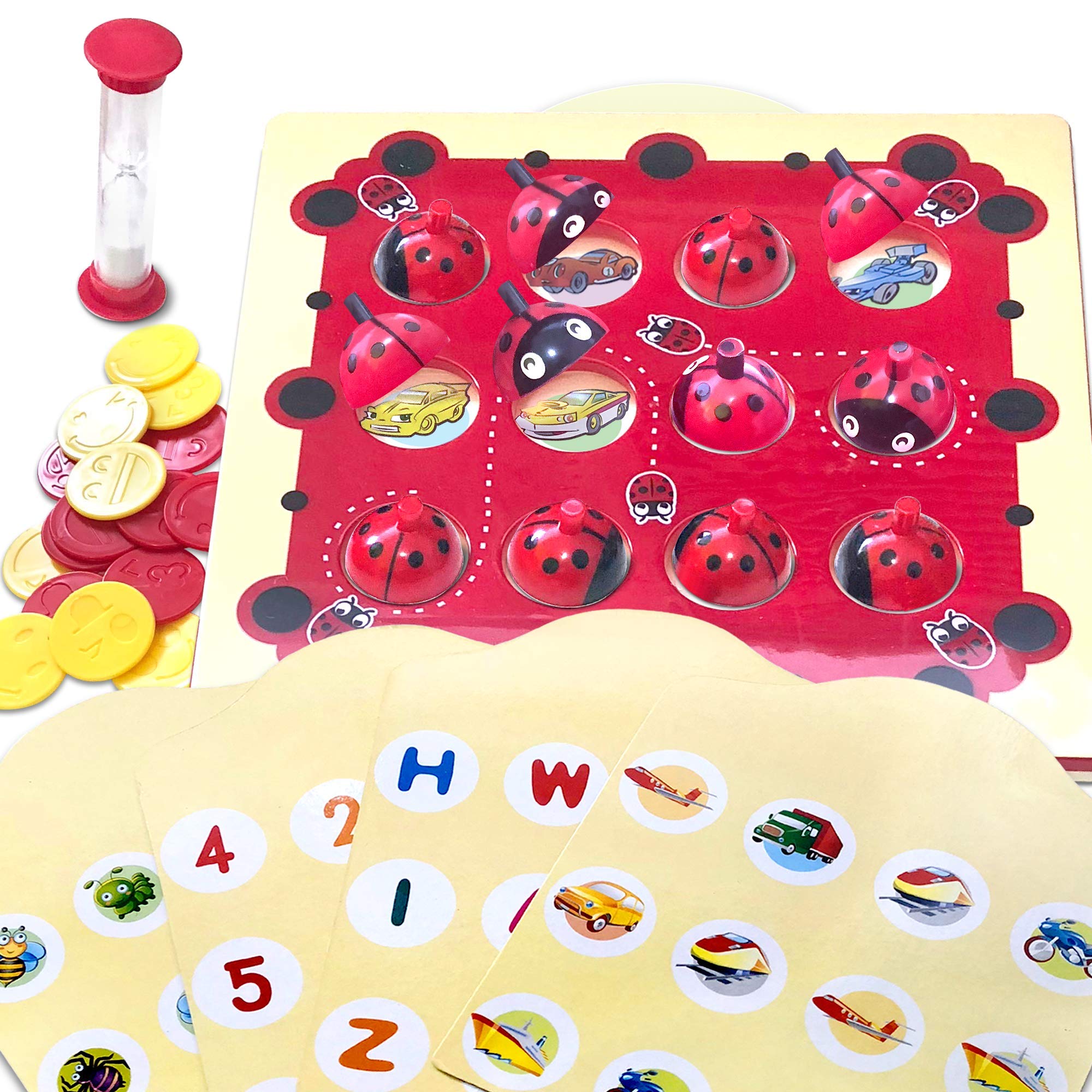 Gamie Ladybug Memory Matching YPF5 Game for Kids- Fun Educational ...