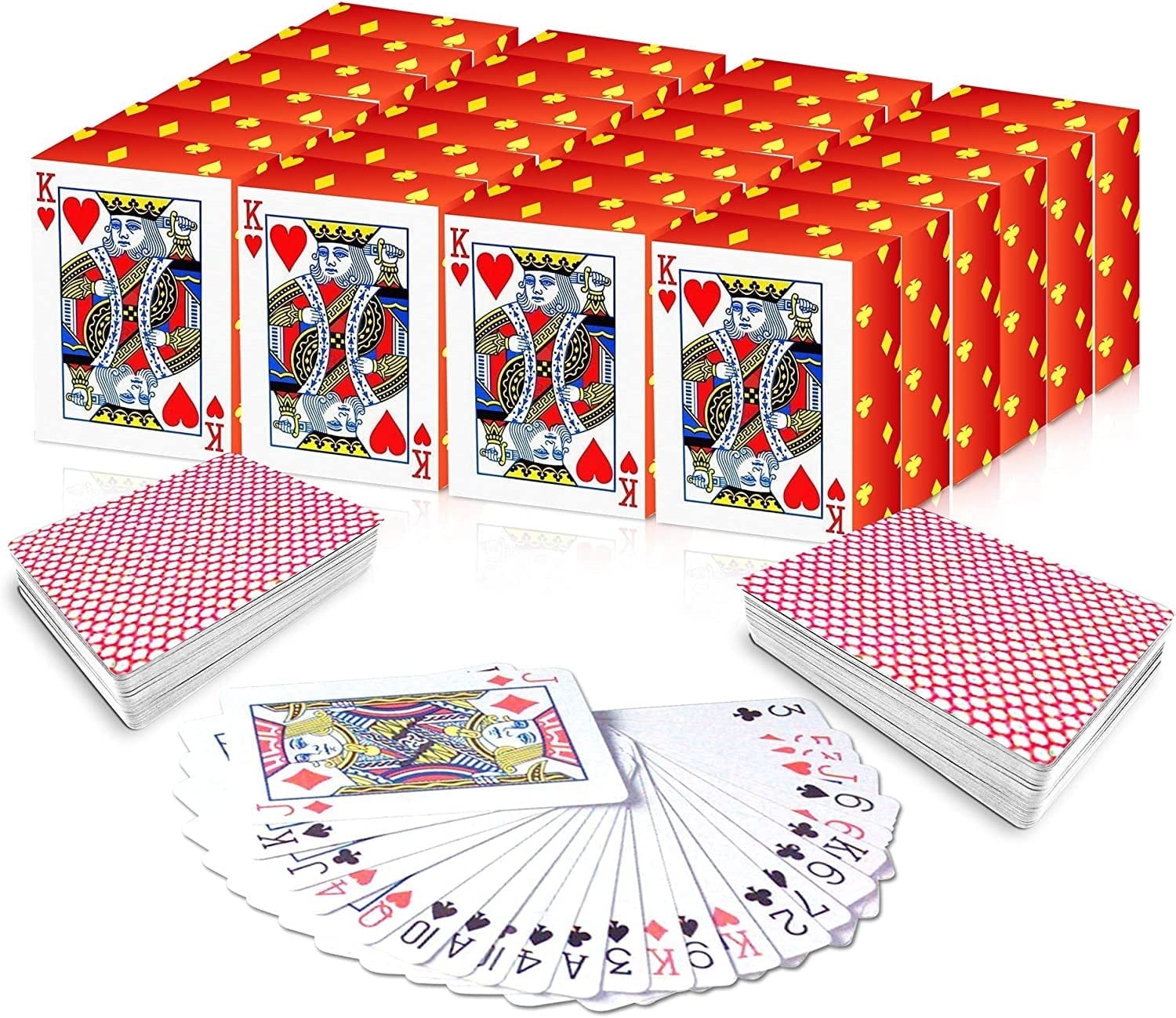 Gamie Mini Playing Cards - 20 Deck Pack (1.5") – Small Deck of Cards ...