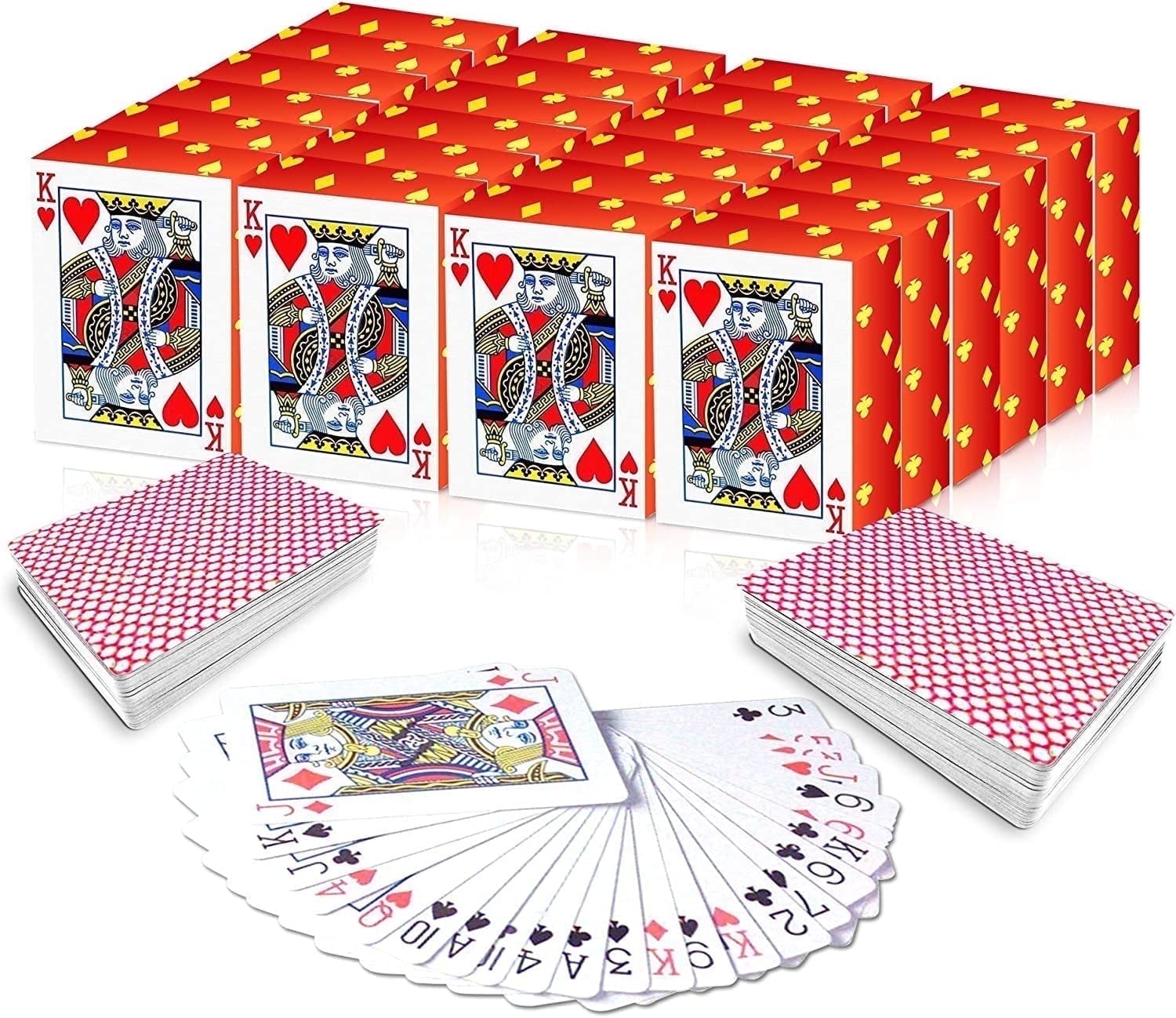 Gamie Mini Playing Cards – 20 Pack Mini Decks (1.5″), Bulk Playing ...