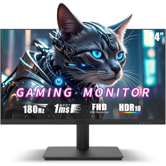 Gaming 24 Inch 1080p 180Hz, VA 1ms FHD PC Computer with sRGB, Bluelight ...