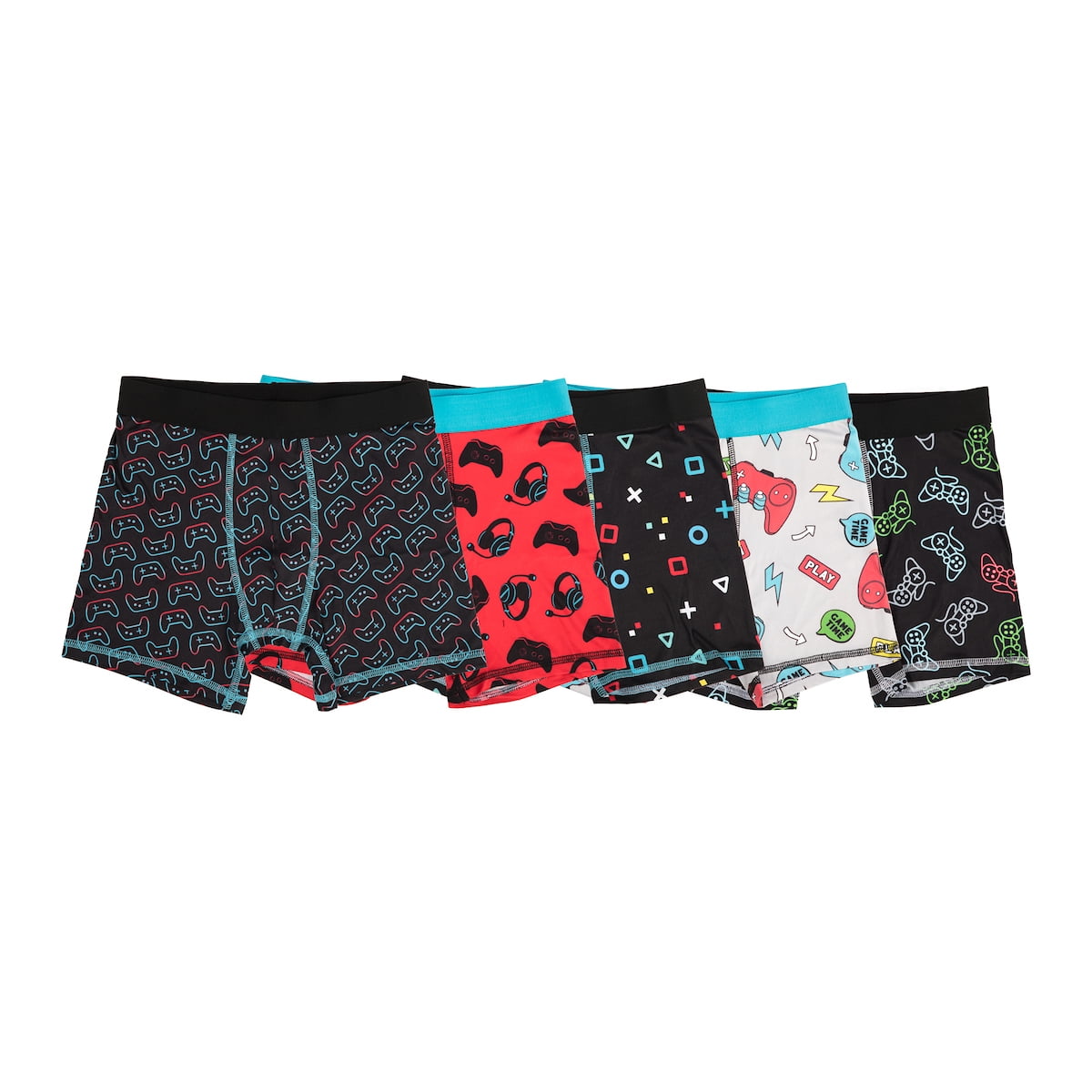 Gaming AOP Boy's 5-Pack Boxer Briefs-6 - Walmart.com