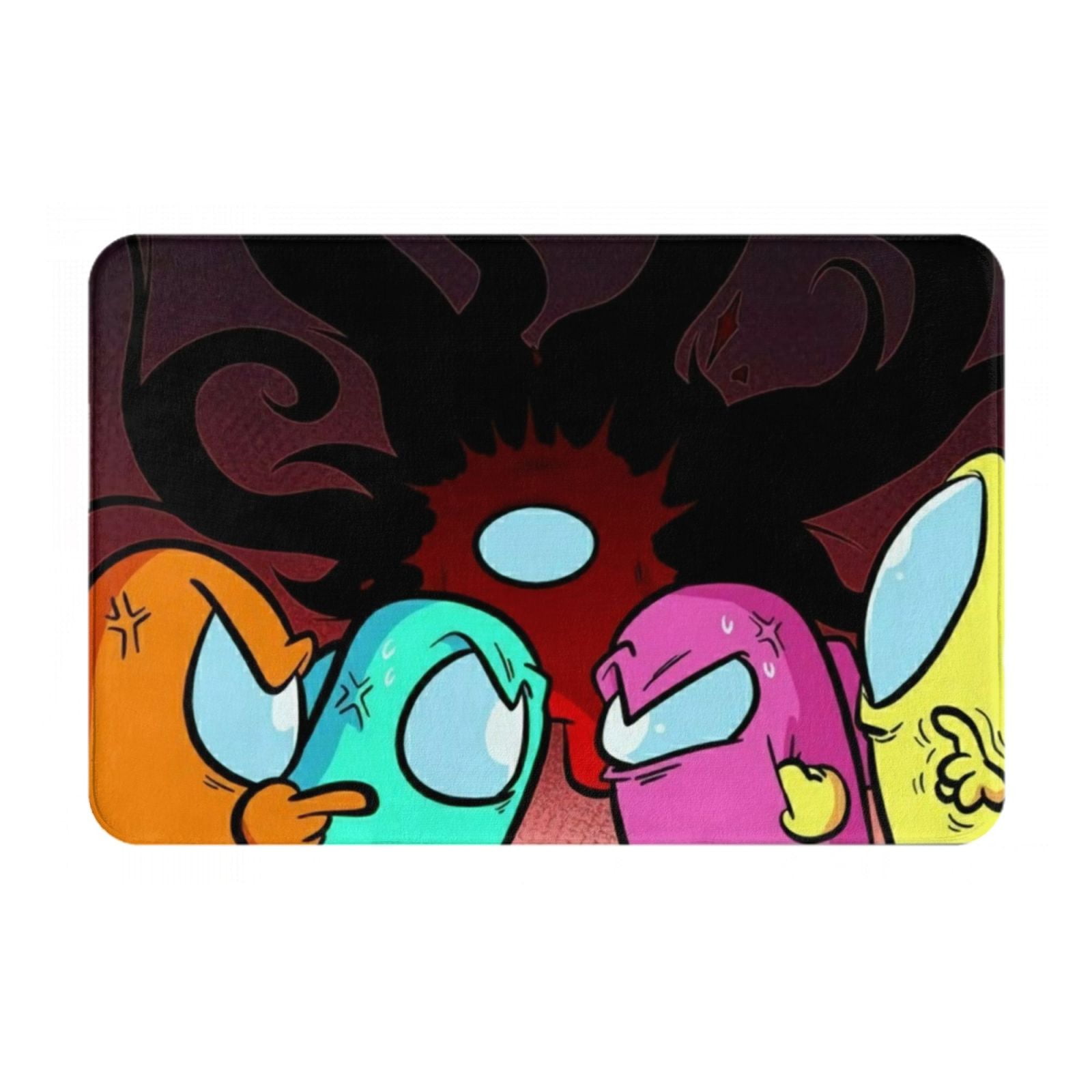 Gaming Among Us Angry Door Mat,Christmas Outdoor Front Door Decor Mat ...