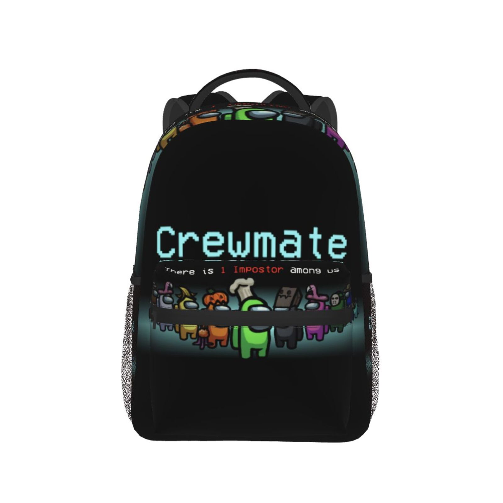 Gaming Among Us Crewmates Backpack,Polyester Travel Backpack for Women ...