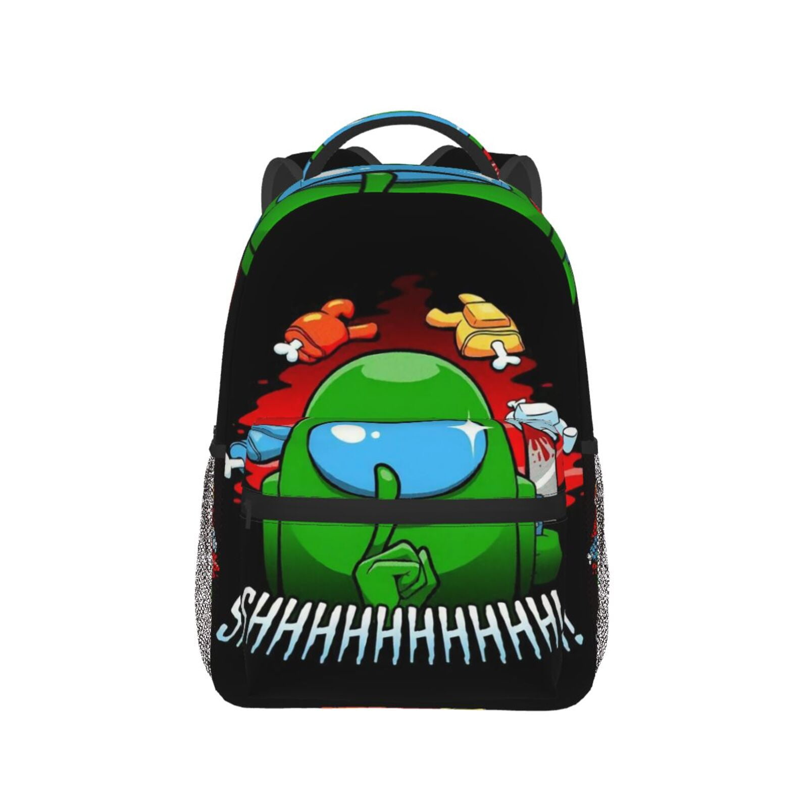 Gaming Among-Us Imposter Crewmate Backpack 15.7 Inch,Travel Backpack ...