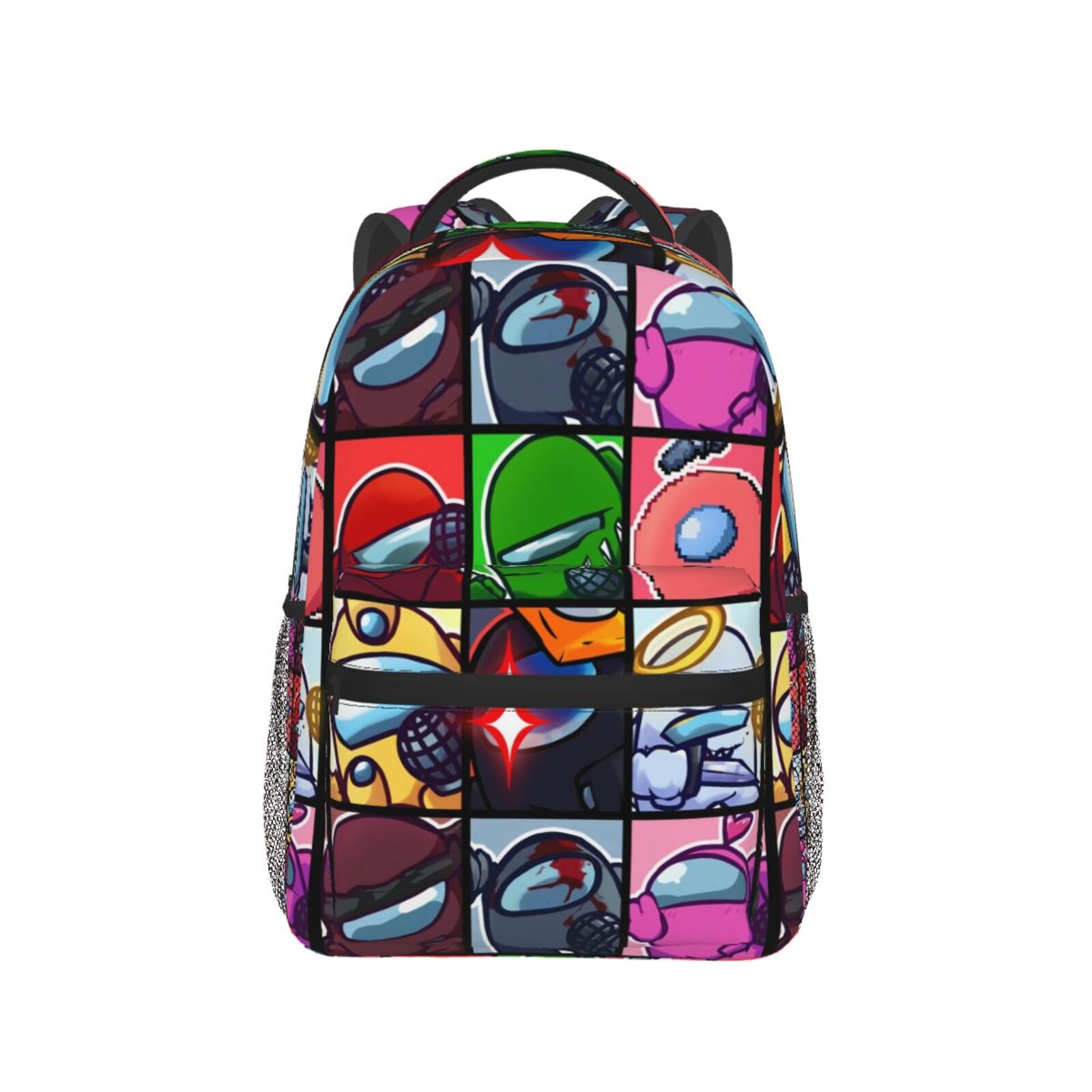 Gaming Among-Us Imposter Crewmate Backpack,Fabric & PVC Backpack with ...