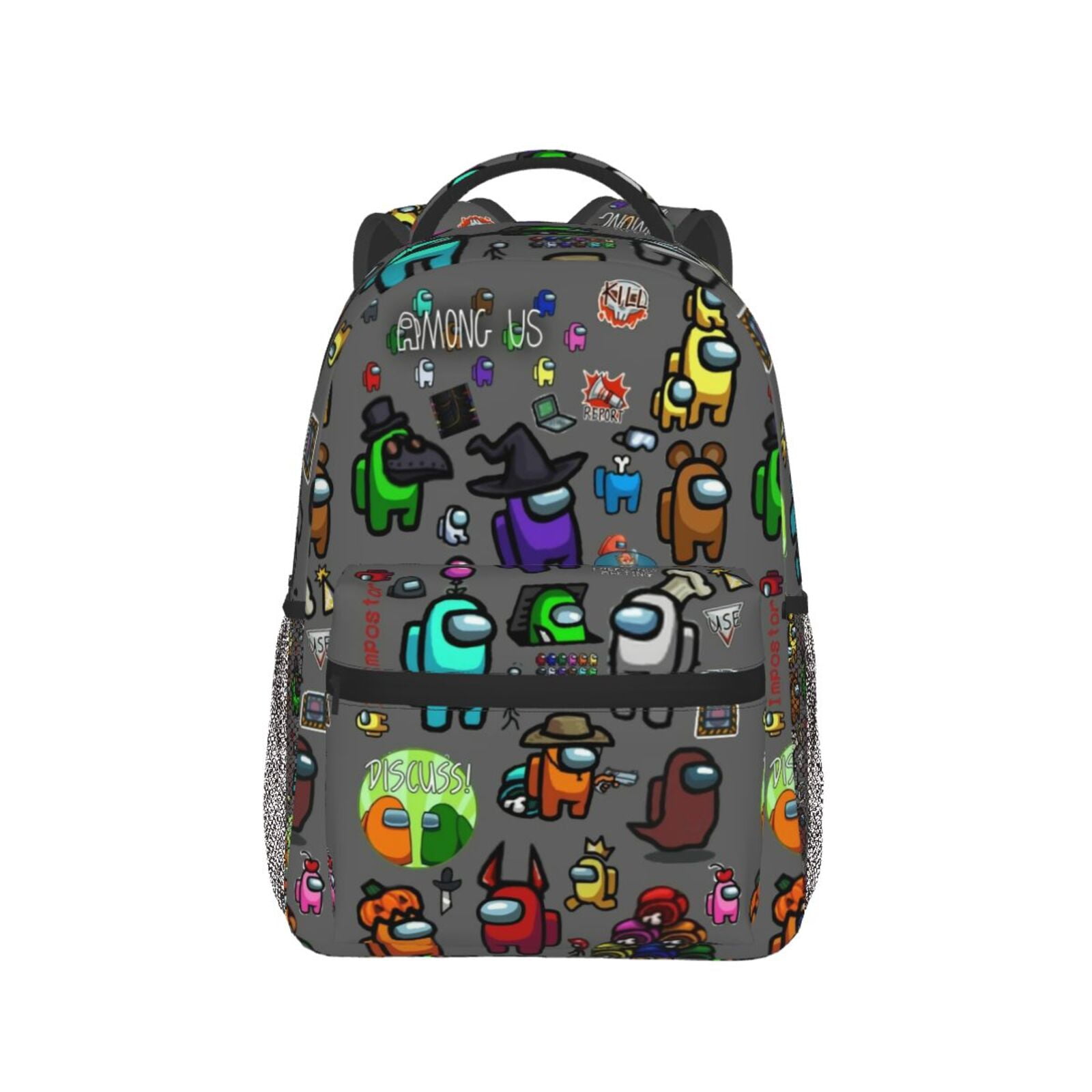 Gaming Among-Us Imposter Crewmate Backpack,Fabric & PVC Backpack with ...