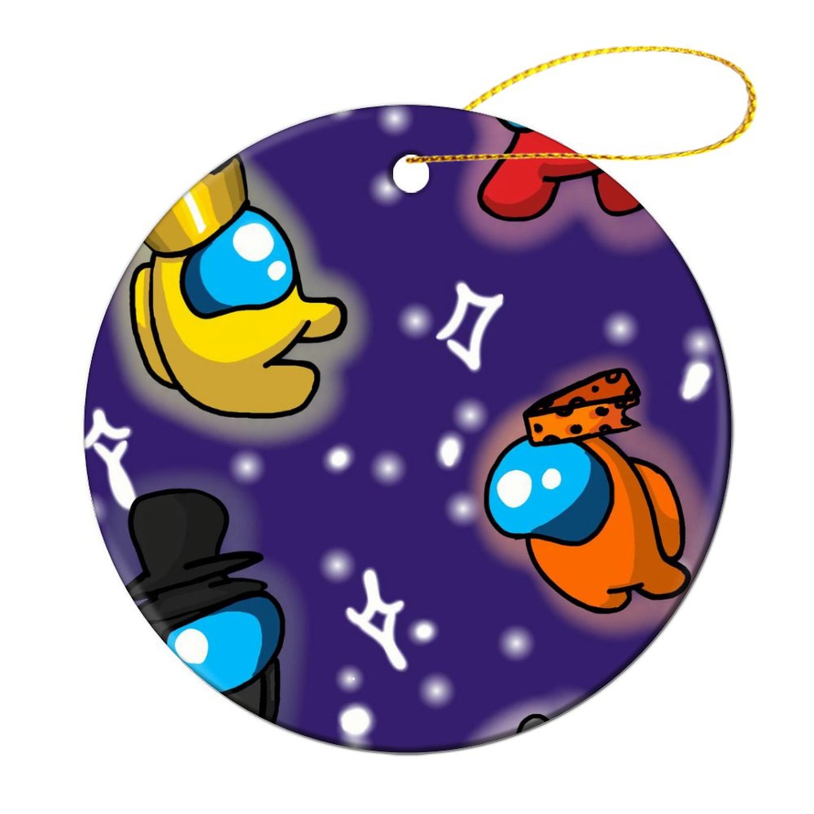 Gaming Among-Us Imposter Crewmate Christmas Ornaments,Christmas Tree ...