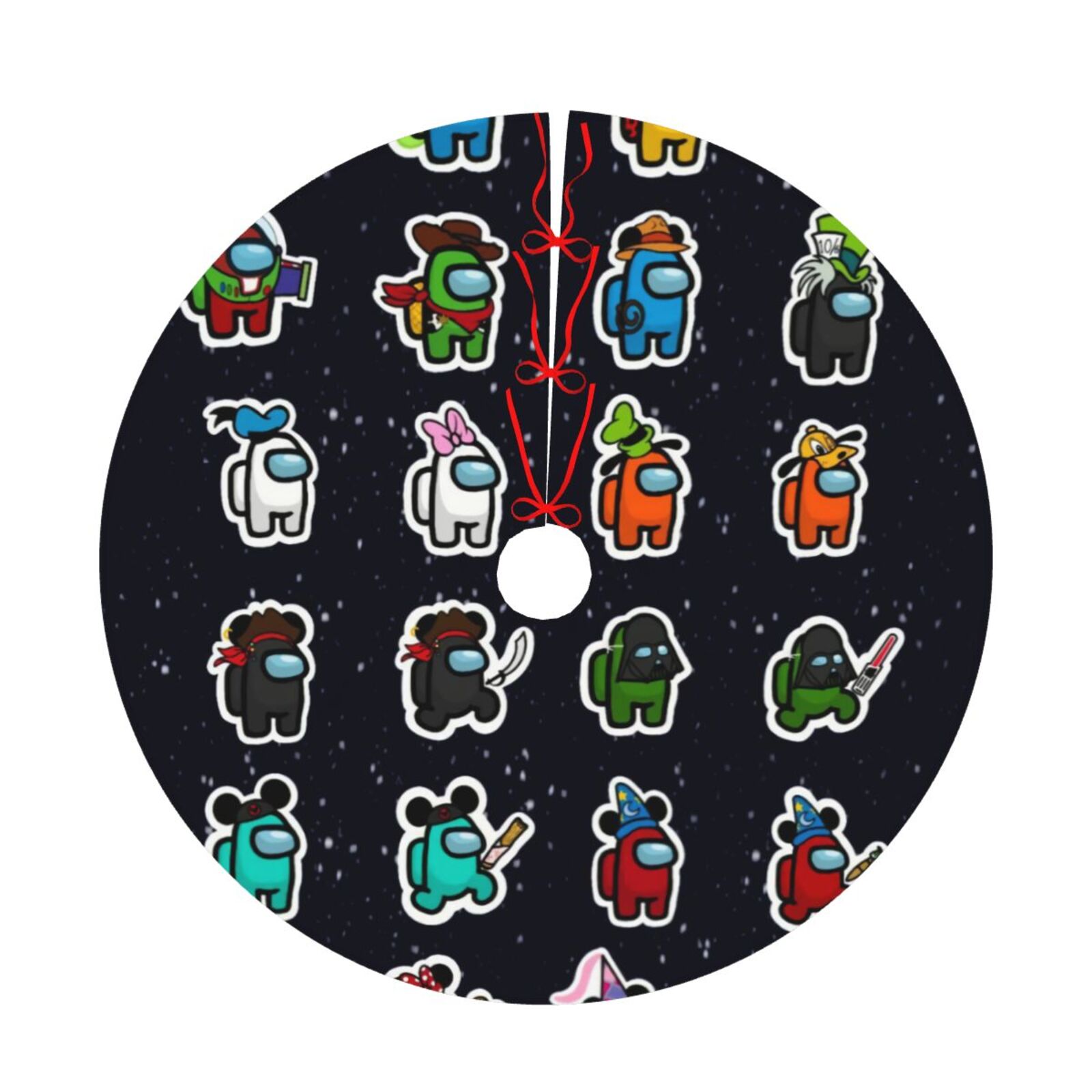 Gaming Among-Us Imposter Crewmate Christmas Tree Skirt 36 Inch,Soft and ...