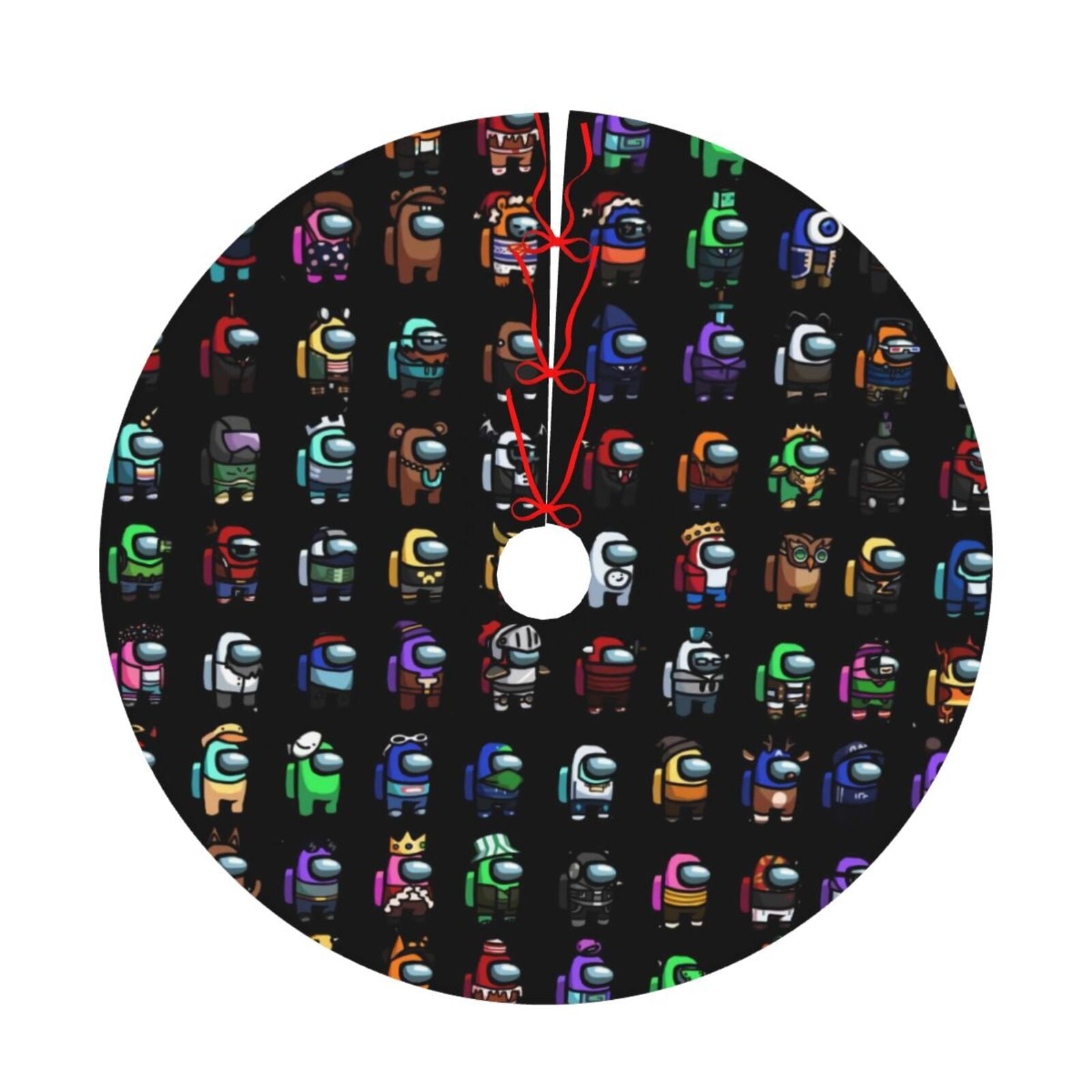 Gaming Among-Us Imposter Crewmate Christmas Tree Skirt 36 Inch,Soft and ...