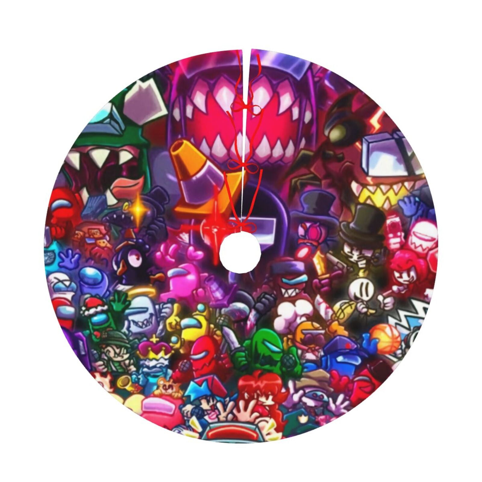 Gaming Among-Us Imposter Crewmate Christmas Tree Skirt 48 Inch,Soft and ...
