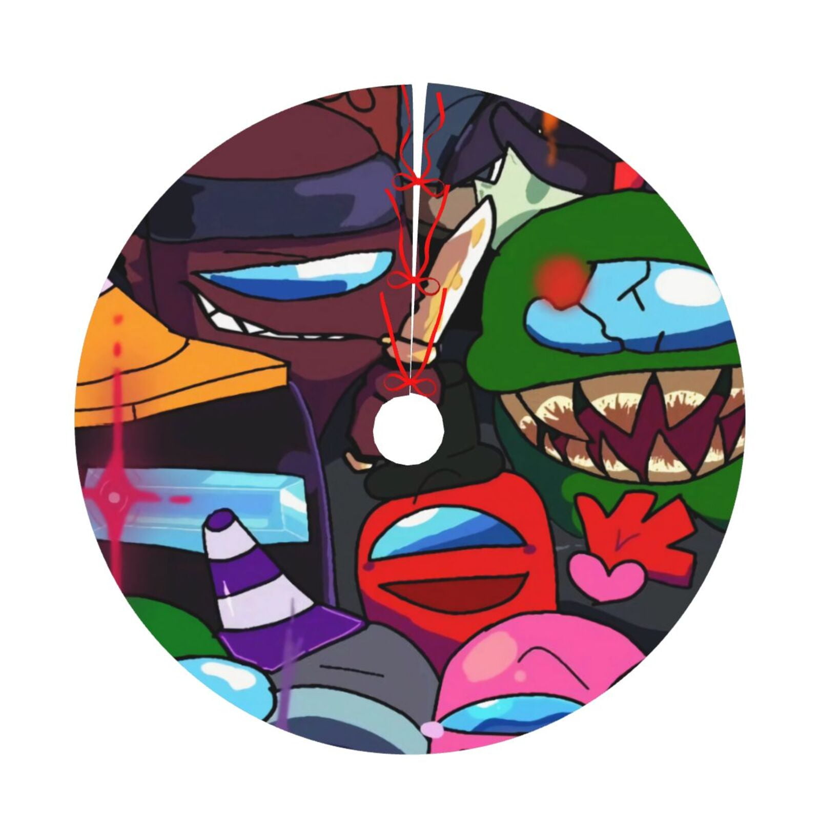Gaming Among-Us Imposter Crewmate Christmas Tree Skirt 48 Inch,Soft and ...