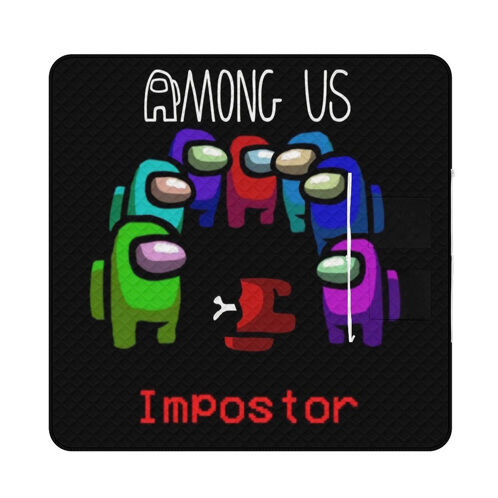 Gaming Among-Us Imposter Crewmate Extra Large Picnic Outdoor Blanket,78 ...