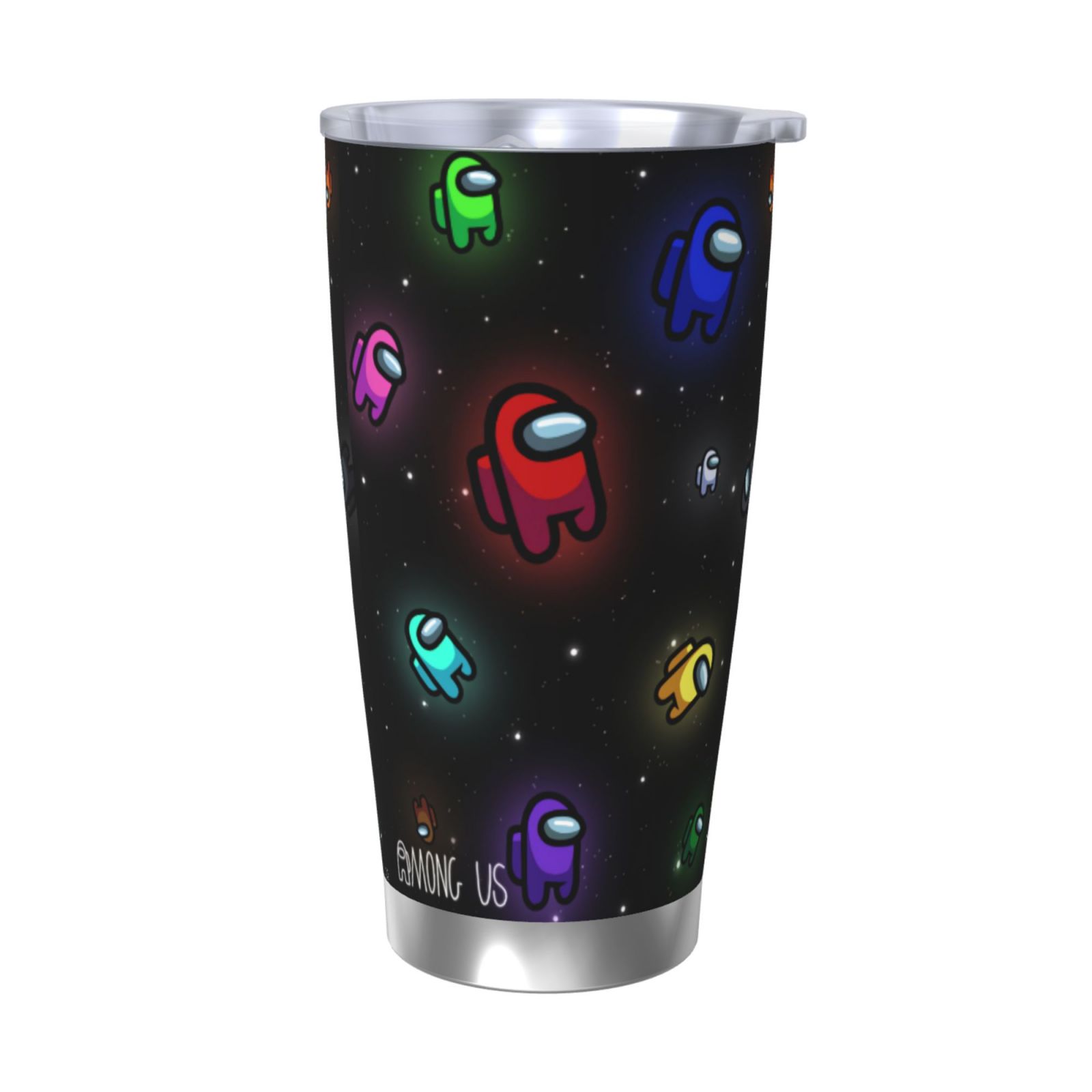 Gaming Among-Us Imposter Crewmate Kids Water Bottle with Straw Lid ...