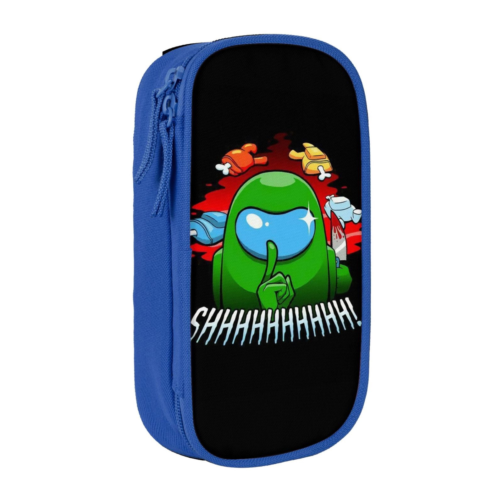 Gaming Among-Us Imposter Crewmate Pencil Case,Pencil Pouch,Big Pencil ...