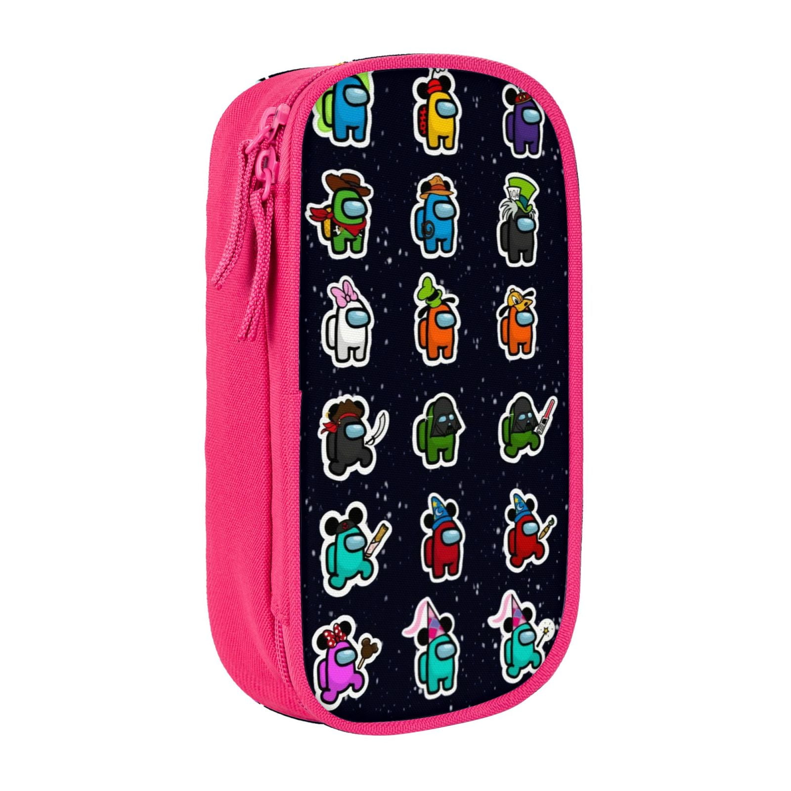 Gaming Among-Us Imposter Crewmate Pencil Case,Pencil Pouch,Big Pencil ...