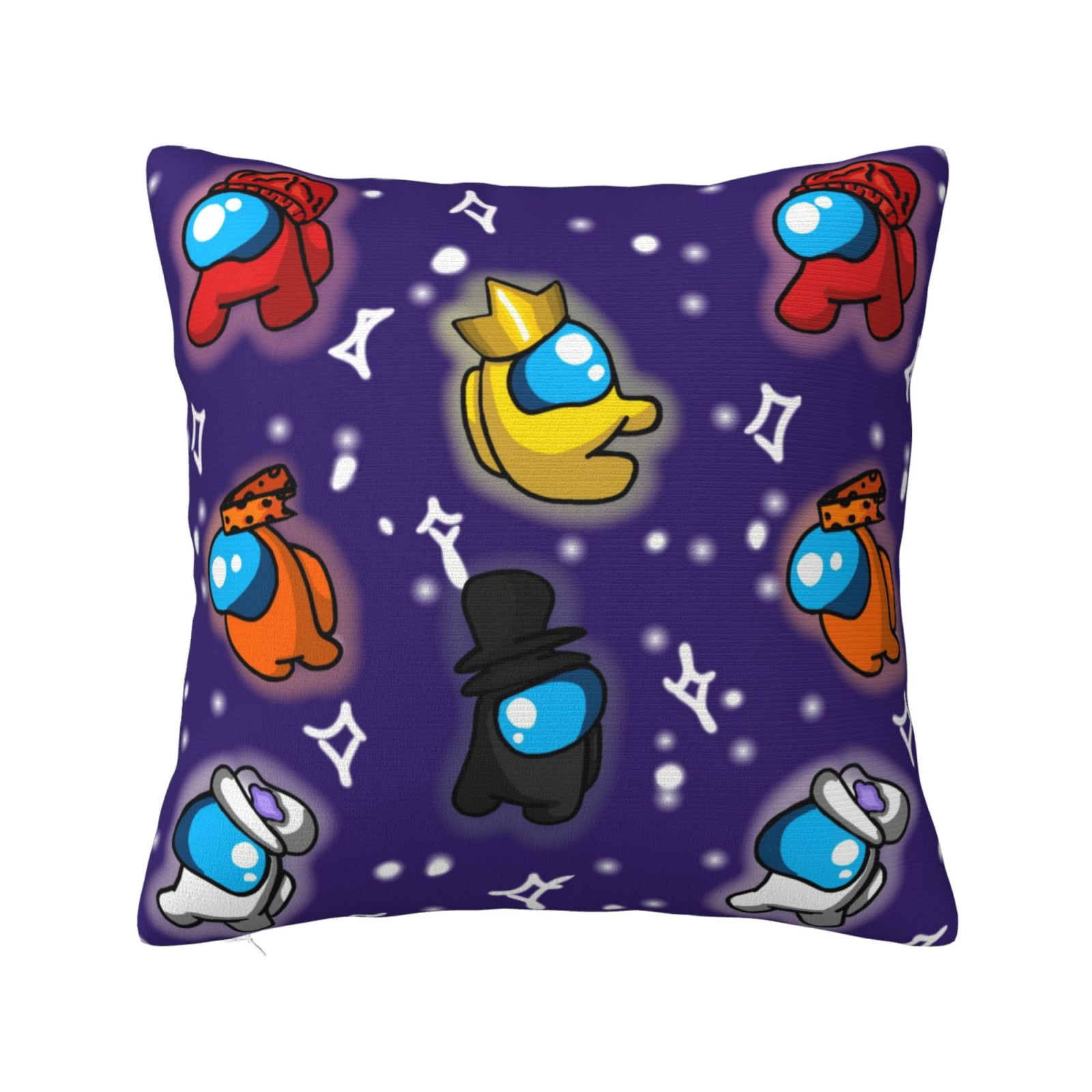 Gaming Among-Us Imposter Crewmate Pillow Covers,18x18 Pillow Cover ...