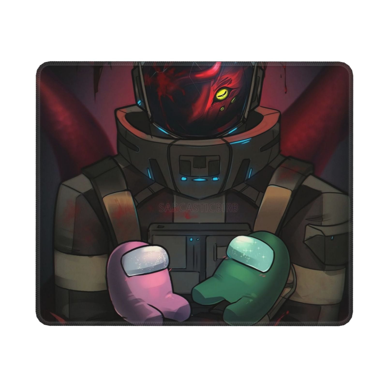 Gaming Among-Us Imposter Crewmate Reactor Mouse Pad,Kawaii Anime Cat ...